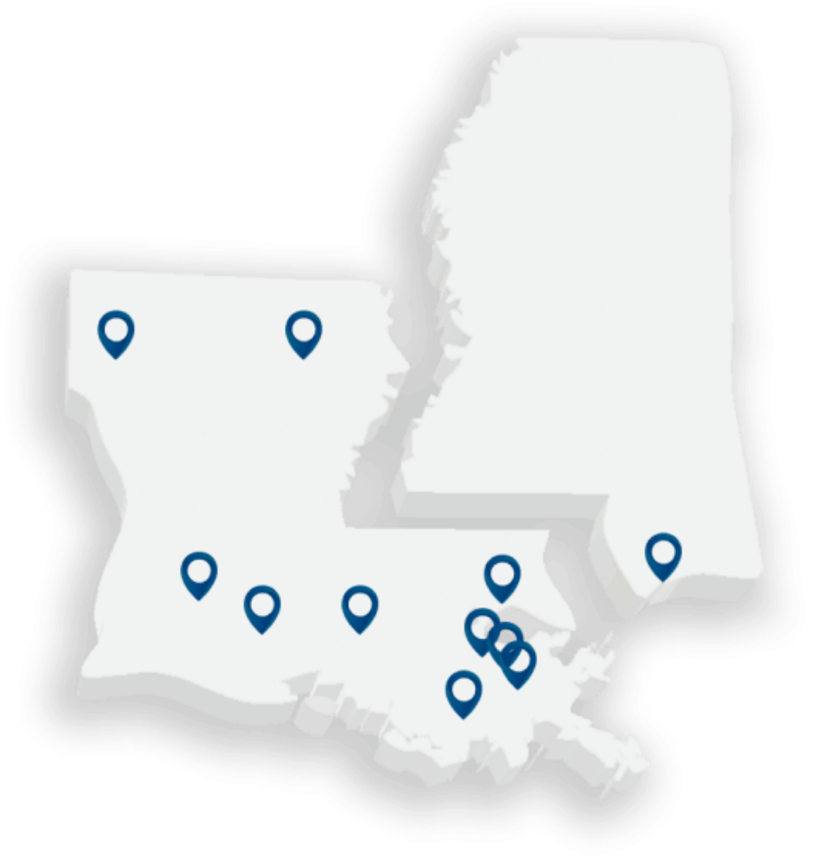Regions and Locations Served by Ochsner Health | Ochsner Health